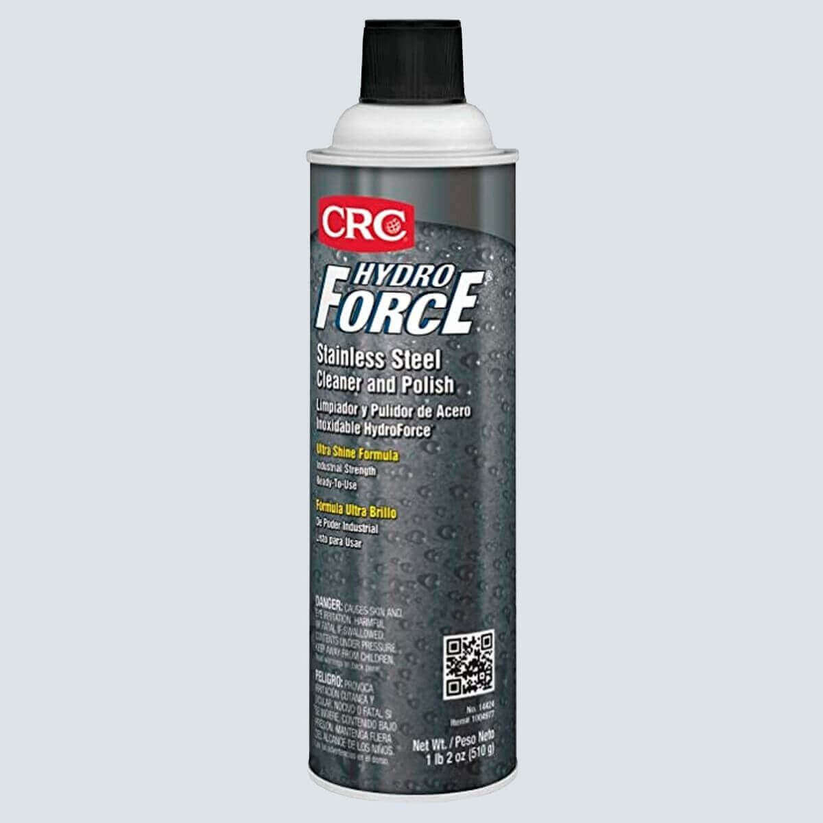 CRC HYDROFORCE STAINLESS STEEL CLEANER AND POLISH 510G - Synthec.com